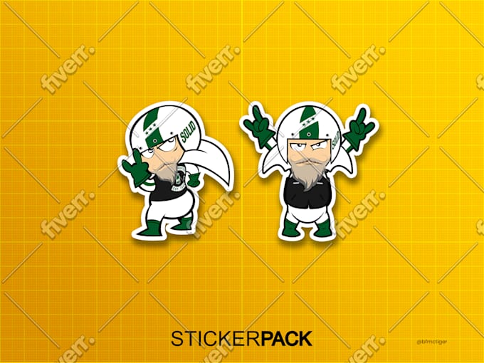 Create a rare sticker design by Faudzanachyar | Fiverr