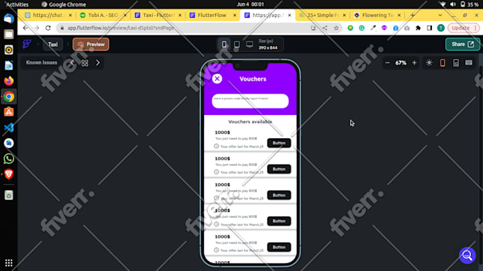 Build flutterflow app flutterflow development passion io online course by Nhiyi_caleb | Fiverr