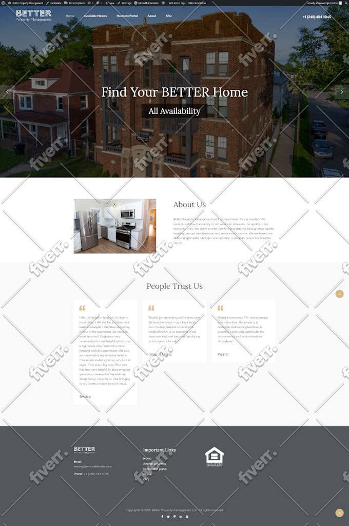 Do responsive creative wordpress website design in 12 hours by ...