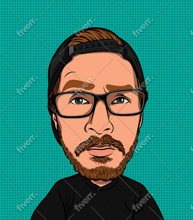 Draw your bobble head cartoon by Redytensai | Fiverr