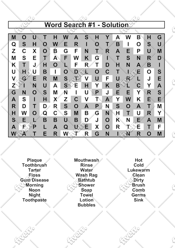 Create a custom crossword puzzle for you by Zrodfects | Fiverr