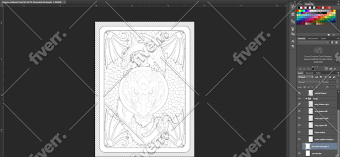 Design a fantastic custom card back by Bethelbereth | Fiverr