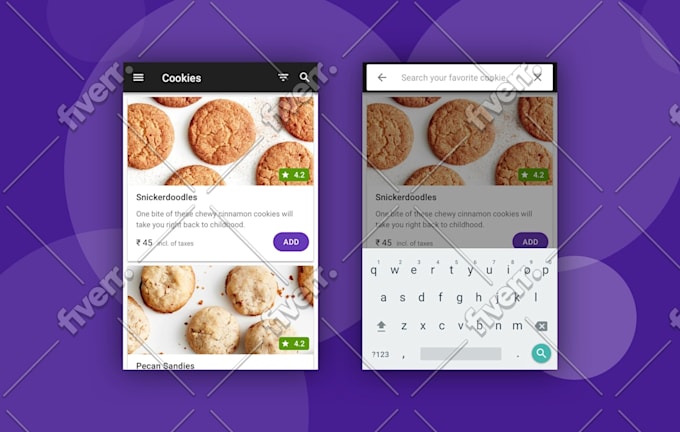 Design android material app ui by Pranish | Fiverr