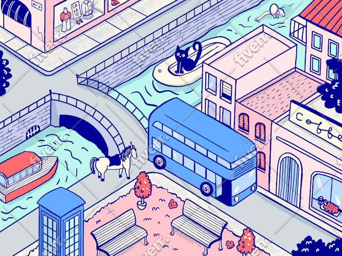 Draw an amazing creative illustration, simple or detailed by Bananodromo