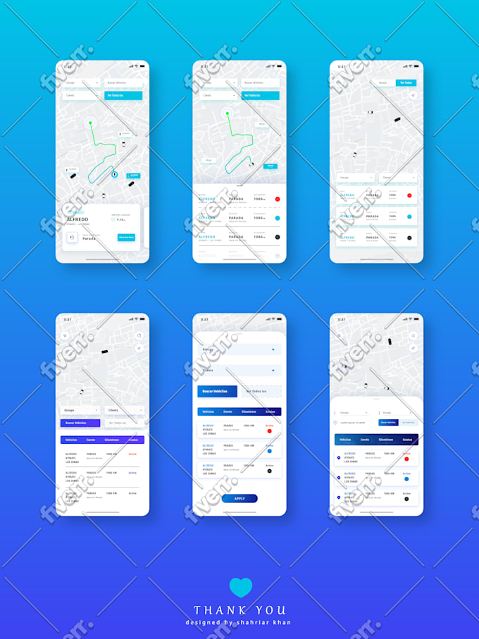 Design mobile apps user interface by Shahariar59