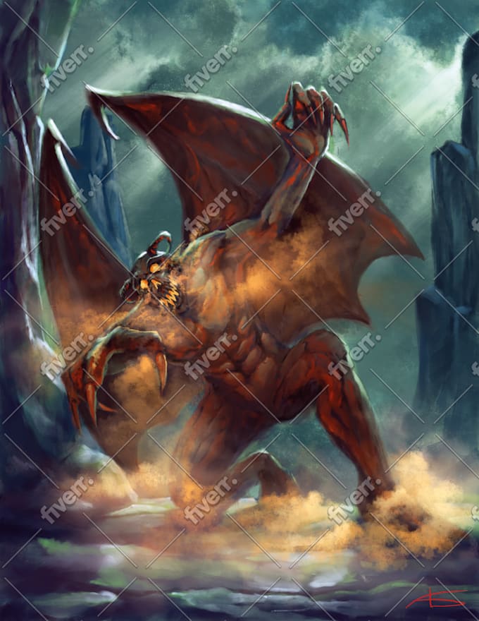 Professionally draw illustrations for your card game by Andrewbilogurov