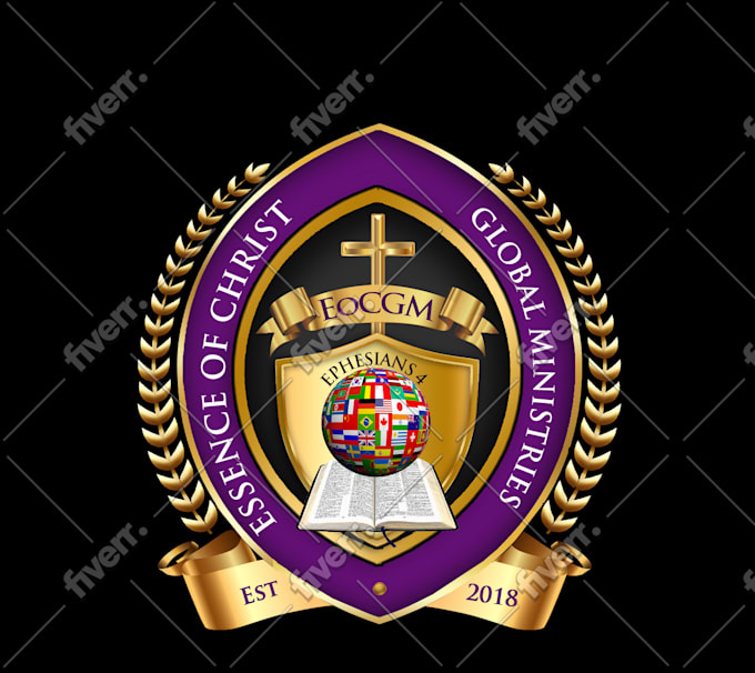 Create elegant church seal logo, badge, coat of arm by Oskingsconxept