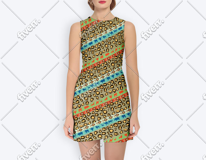 Create an unique ankara seamless patterns and designs by Amaisha