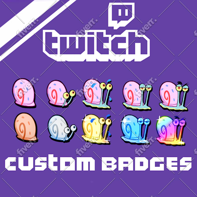 Create custom twitch badges by Knightartist86
