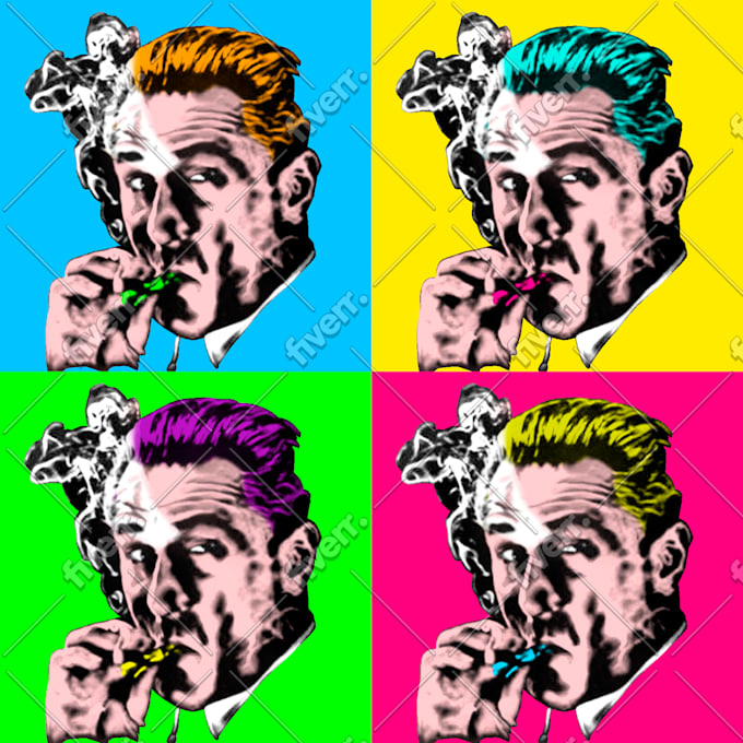 Make professional andy warhol pop art from your photos by Fredtezar