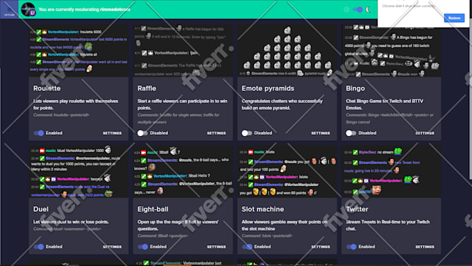 Setup Twitch Bots Commands Timers Etc By Callumpepper