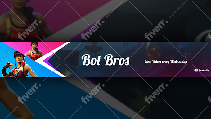 Design epic fortnite banner art and logo by Techyvishal15