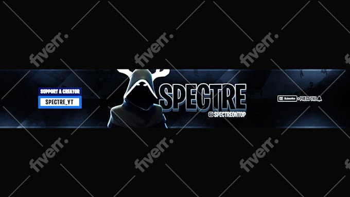 Design you a fortnite youtube banner and logo by Driftdzn