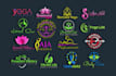 Design natural health fitness gym yoga spa logo by Maksudrifat | Fiverr