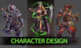 Make a unique fantasy character design by Arespro | Fiverr