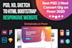 Convert your psd, xd, sketch, figma to html responsive bootstrap by ...