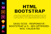 Convert psd to html xd to html figma to html website by Shamonti_haque ...