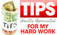 Happily accept a tip by Twentytwomedia | Fiverr