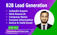 Do targeted b2b lead generation, lead prospecting and list building by Leadgen_sohel | Fiverr