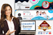 Eye catchy linkedin banner cover header design by Alauddinhasib | Fiverr