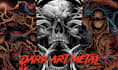 Draw dark art heavy metal for cover and tshirt designs by ...