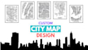 Create an incredible city or region wall poster map by Itsantosantoro ...