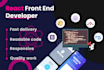 Be your front end web developer in react js by Moinuddin3188 | Fiverr