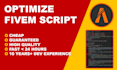 Optimize your fivem script by Theironneondevs | Fiverr