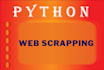 Do web scraping, data scrapers in python by Aneelhmad20 | Fiverr