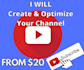 Create, setup, and optimize your youtube channel by Jacobrenkman | Fiverr