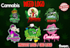 Design cannabis, weed mascot or cartoon illustration logo by Kanigeeth ...