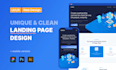 Design unique modern landing page by Yulia_ui | Fiverr