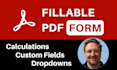 Create a custom fillable pdf form by Dpulcifer | Fiverr