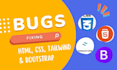 Fix your all html, css, and tailwind css bugs by Abduxsalam | Fiverr