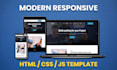 Develop responsive website with html , css , js , bootstrap by Boudatemplate | Fiverr