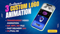 Create 3 custom logo intro animation in full hd video by Simodesigner21 ...