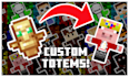 Erstelle ein individuelles minecraft-totem aus unsterblichem java und ...