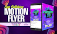 Create motion flyer and animated poster with motion graphics by ...