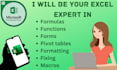 Be your formulas data entry and functions expert in ms excel by ...