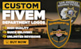 Design your fivem department logo or patch for police, fire, ems ...