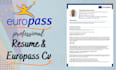 Create professional europass cv , cover letter, resume by Akbar1390 | Fiverr