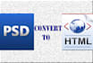 Convert your landing page psd into html css by Moklas | Fiverr