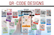 Generate custom colorful qr code design with your logo by Redcherry426 ...