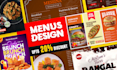 Design aesthetic menus and menu boards for your restaurant by Mislamgfx ...