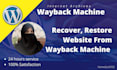 Reskin, clone, and restore websites from wayback machine archives by ...