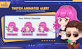 Create custom animated twitch alerts by Gangnamcreative | Fiverr