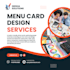 Design a modern, professional menu card for restaurants, cafes, spas ...