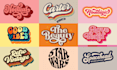 Design custom lettering typography 70s retro font logo , tee by ...