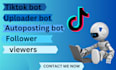 Create tiktok bot, autoposting bot, uploader bot using python by Marymagdale | Fiverr