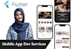 Do ui ux design, flutter mobile app development, design, flutterflow developer by Mahanoor ...